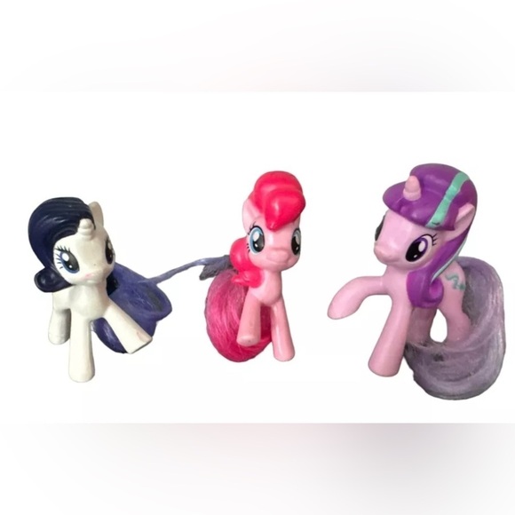 Hasbro | Toys | My Little Pony 3 Mcdonalds Toys Rarity Pinkie Pie ...